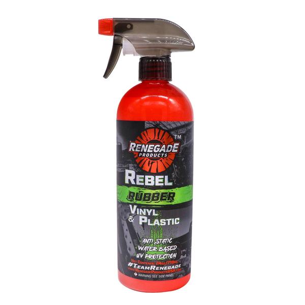 Renegade RUBBER VINYL SPRAY 710ML + Microfibre Cloth – Rollin' Stainless