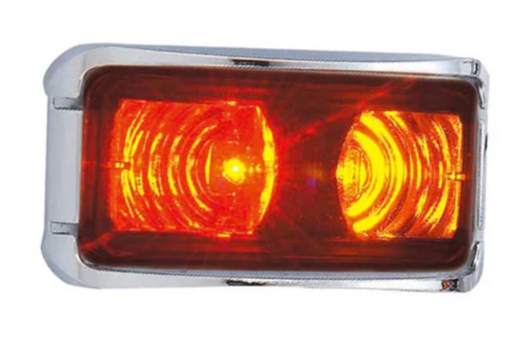 LUCIDITY MARKER LAMP AMBER/RED MULTIVOLT 22336 CAR – Rollin' Stainless